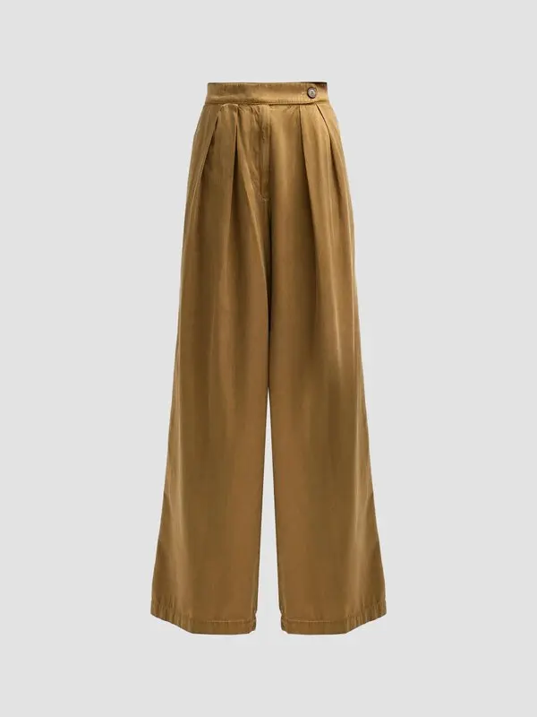 Dries Van Noten Pleated Wide-leg Trousers