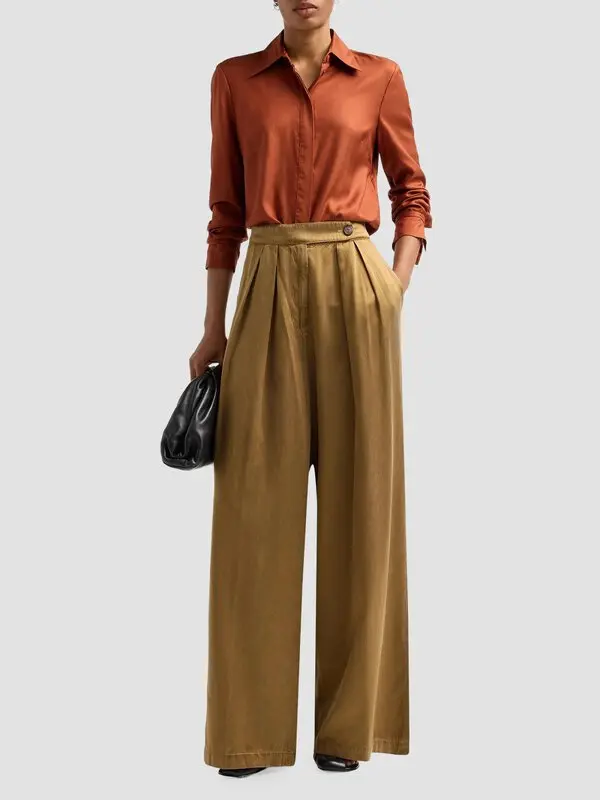 Dries Van Noten Pleated Wide-leg Trousers