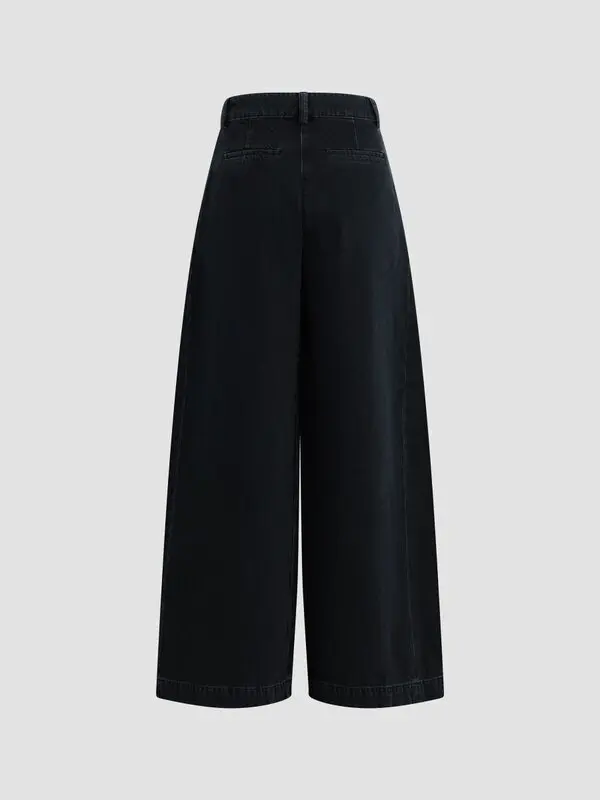 FAVORITE DAUGHTER Pleats For Days Wide-leg Jeans