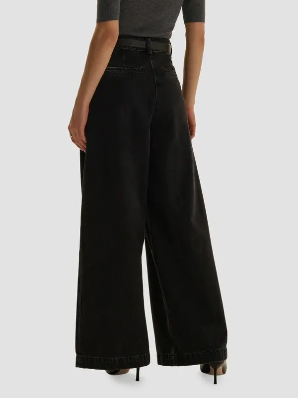 FAVORITE DAUGHTER Pleats For Days Wide-leg Jeans