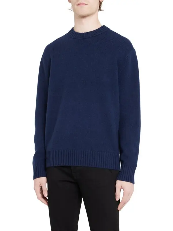 FRAME Cashmere Crewneck Sweater - Navy