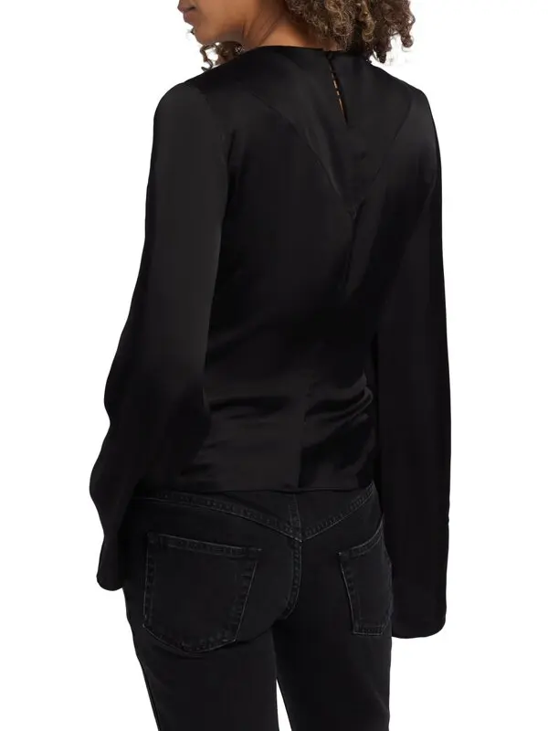 Isabel Marant Étoile Neame Draped Flare Sleeve Top