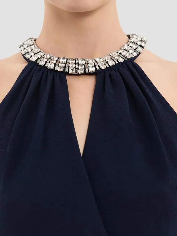Rebecca Vallance Gimlet Halterneck Midi Dress