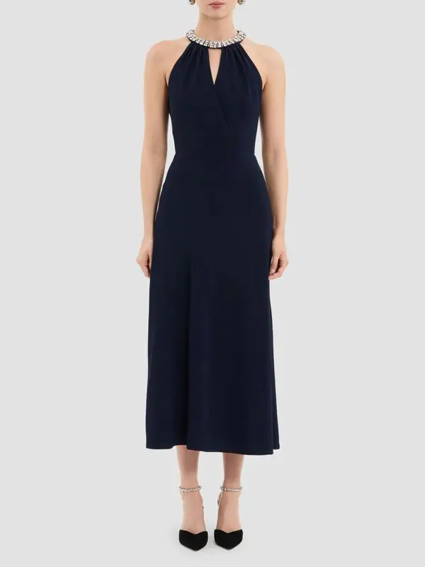 Rebecca Vallance Gimlet Halterneck Midi Dress