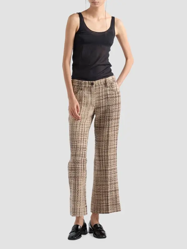 Prada Tweed Pants