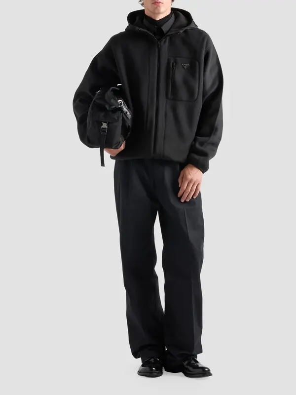 Prada Fleece Blouson Jacket