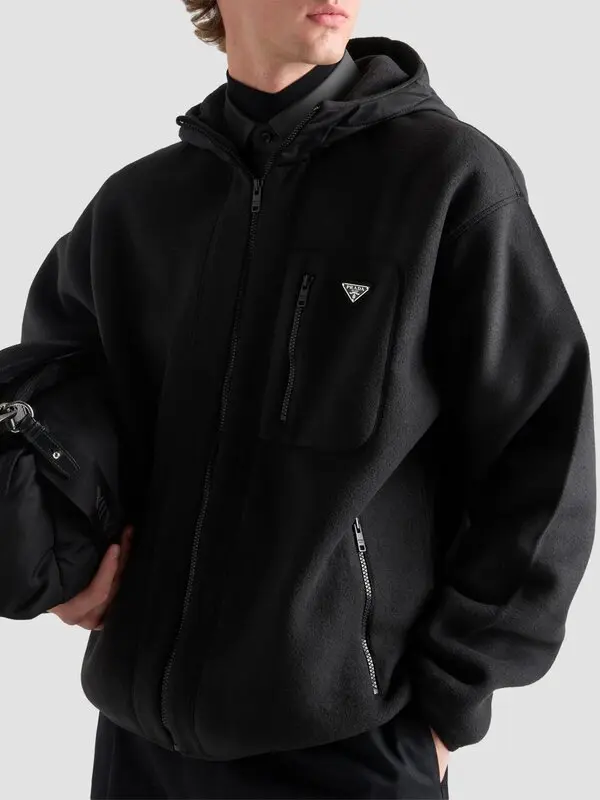 Prada Fleece Blouson Jacket