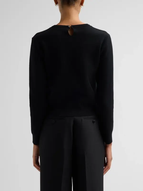 Generation Love Yulia Embellished Bow Crewneck Sweater