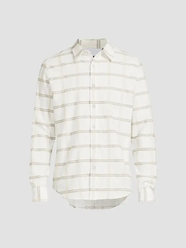 Rag & Bone Tomlin Plaid Oxford Cotton Button-front Shirt
