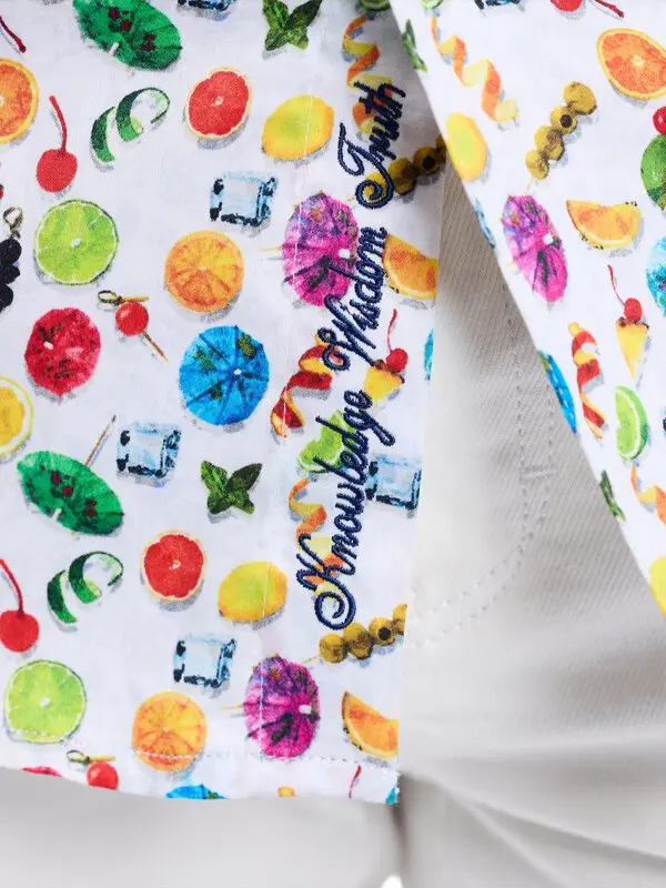 Robert Graham Garnish Printed Stretch-cotton Button-front Shirt