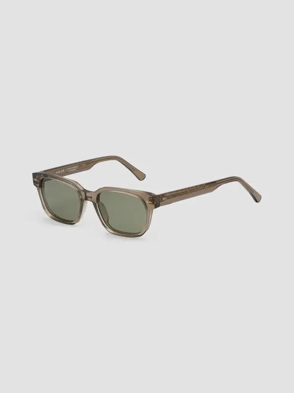 AHLEM Sedaine 52mm Square Sunglasses - Khaki