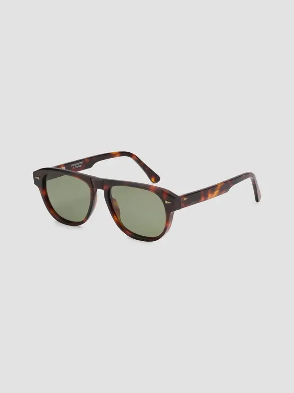 AHLEM Carpentier 56mm Aviator Sunglasses - Brown