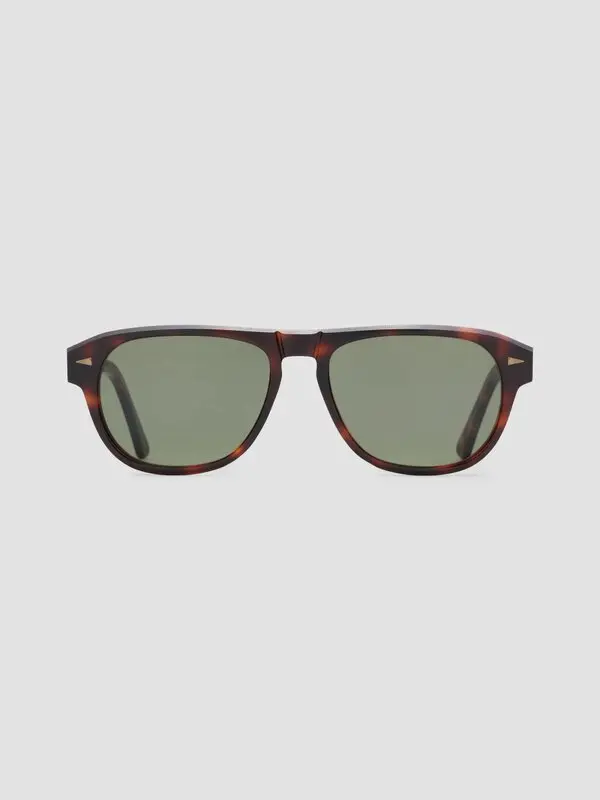 AHLEM Carpentier 56mm Aviator Sunglasses - Brown