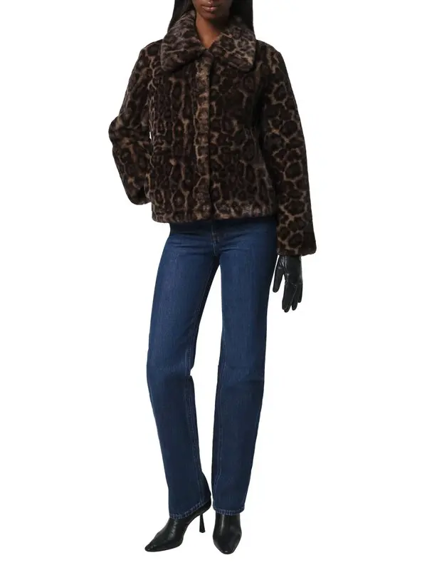 Apparis Elis Leopard Coat