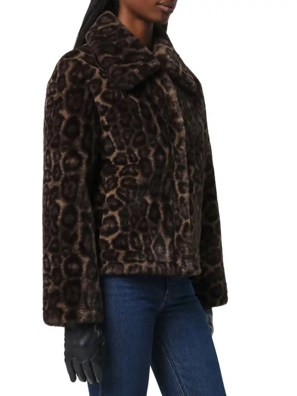 Apparis Elis Leopard Coat