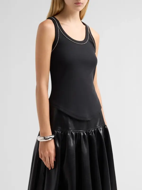 Cinq À Sept Quenta Rhinestone-embellished Tank