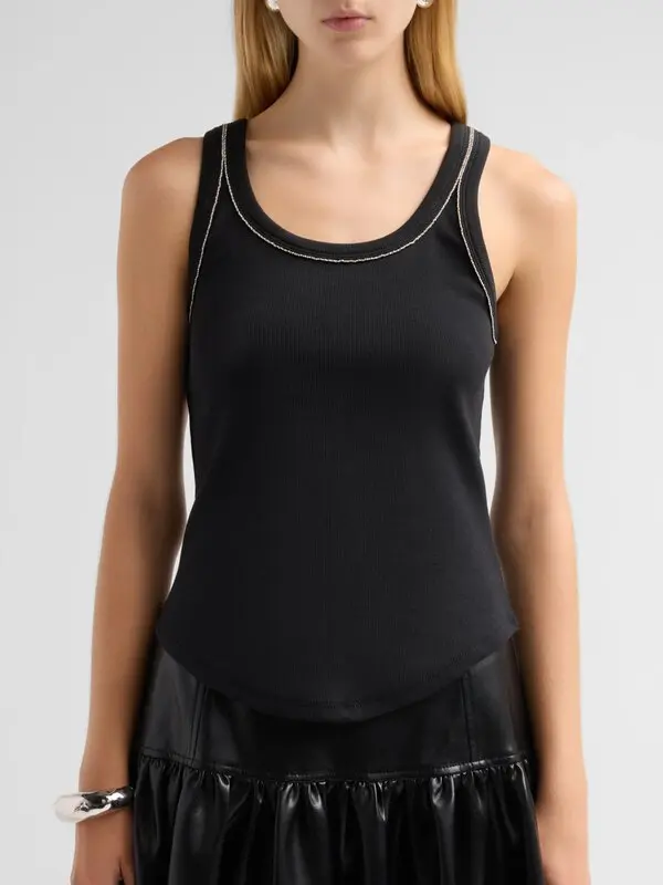 Cinq À Sept Quenta Rhinestone-embellished Tank
