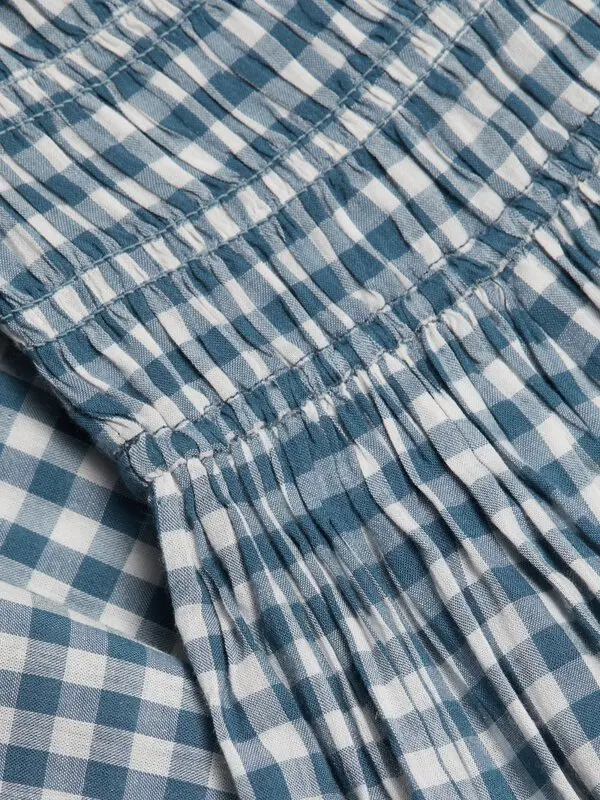 DÔEN Emmaretta Gingham Midi-dress
