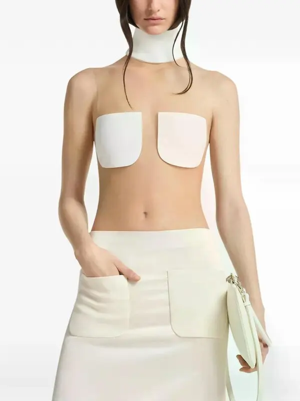 COURREGES Two-pocket Illusion Bodysuit