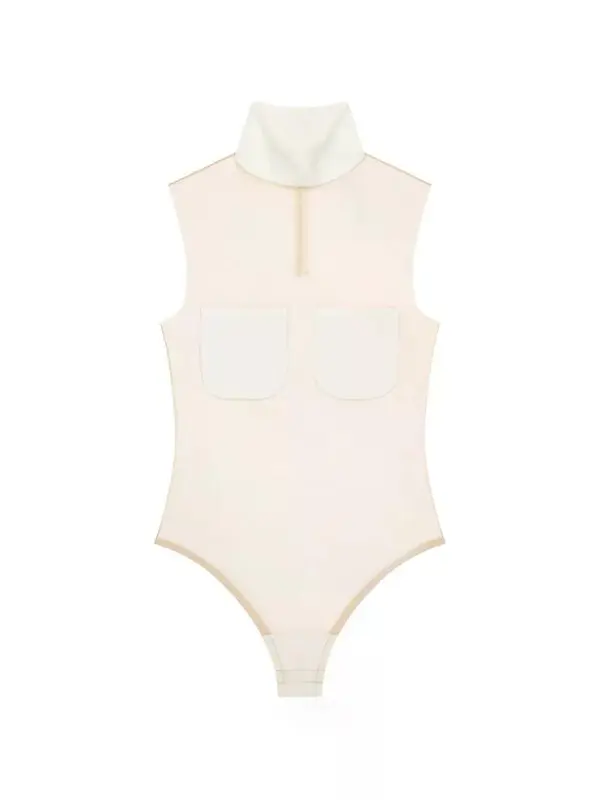 COURREGES Two-pocket Illusion Bodysuit