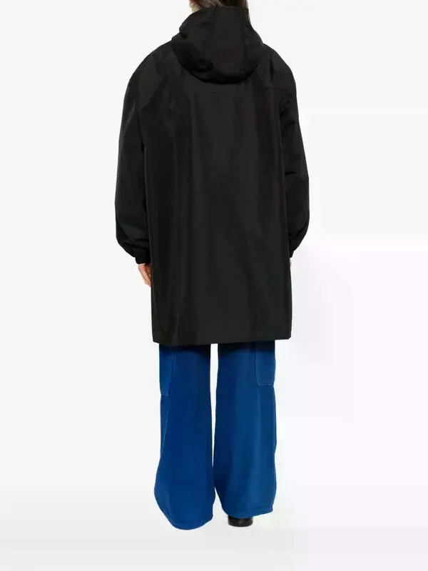 LII Contrast-placket Coat