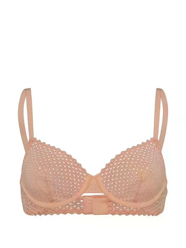 Wolford Romantic Net Demi Bra - Neutrals