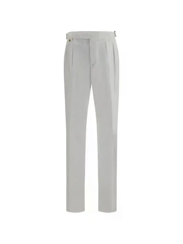Brunello Cucinelli Pleated Trousers - White