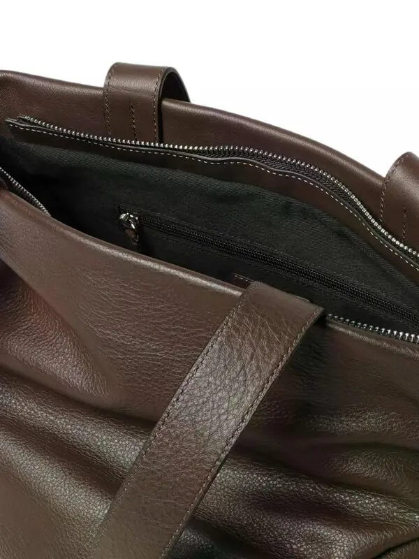 VIC MATIE Grainy Leather Totee Bag