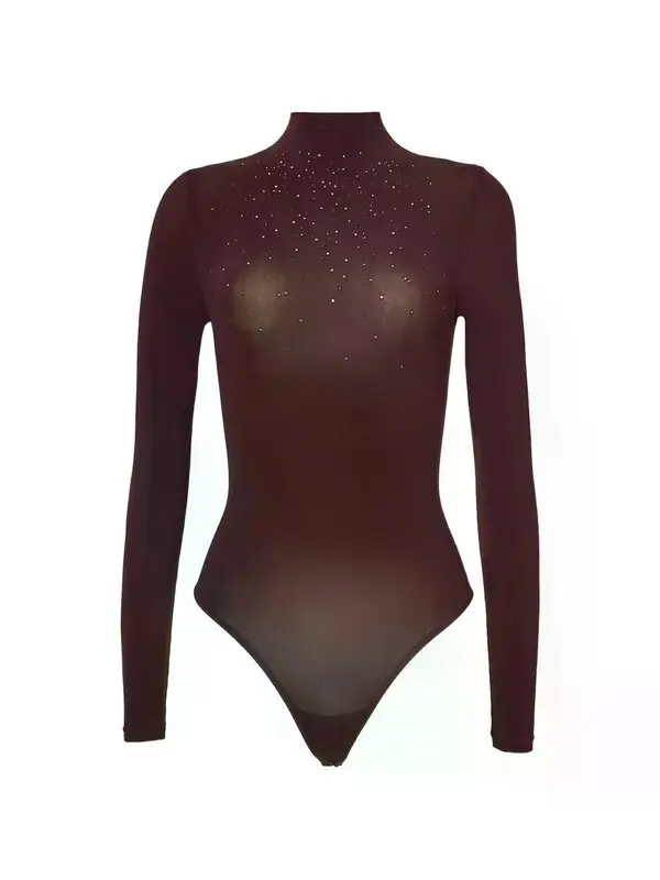 Wolford Crystal-embellished Seamless Bodysuit