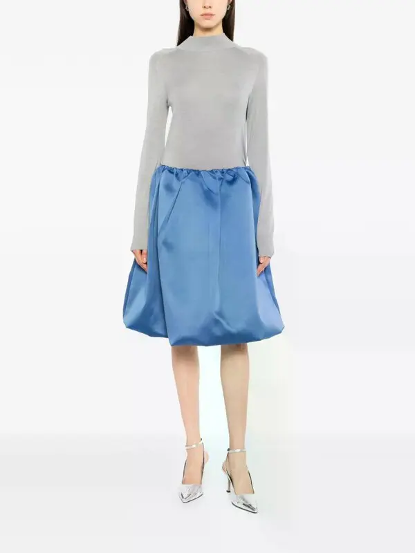 LII Gathered Mini Skirt