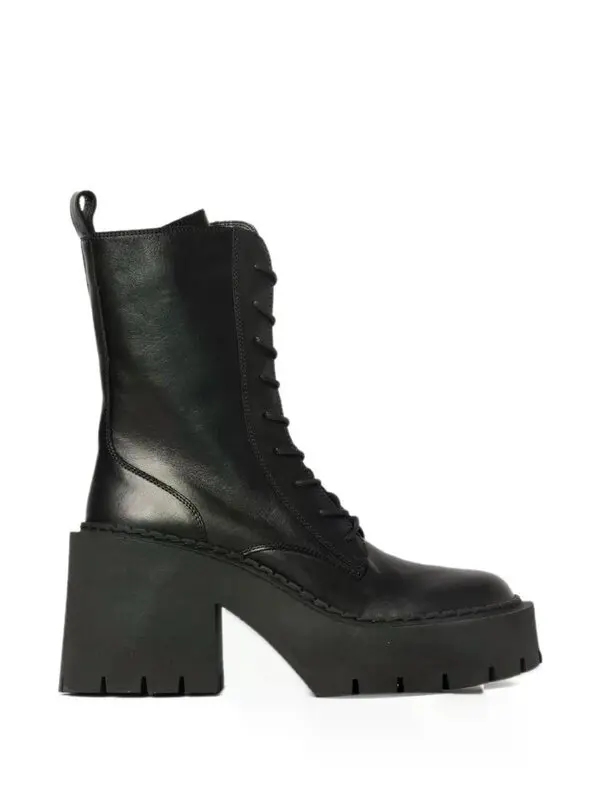 VIC MATIE Bobbt Lace-up Platform Ankle Boots