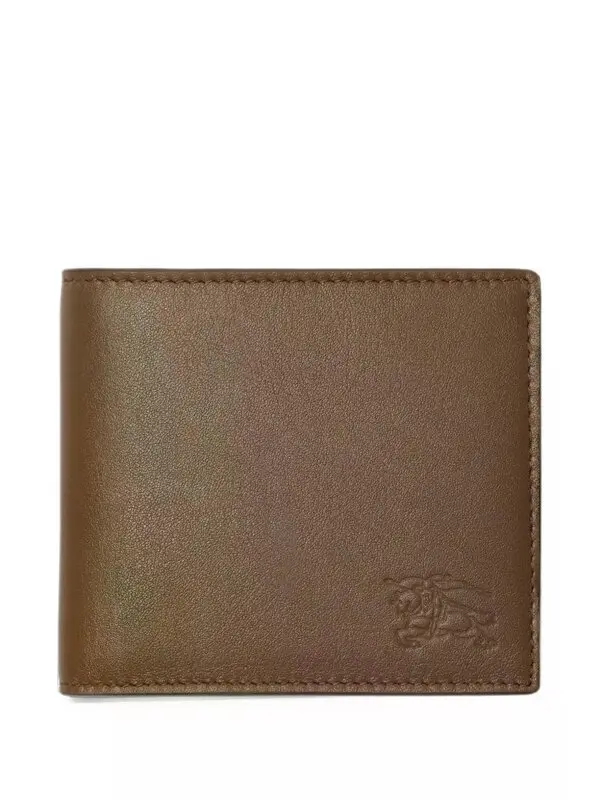 Burberry Pop Check Bifold Coin Wallet