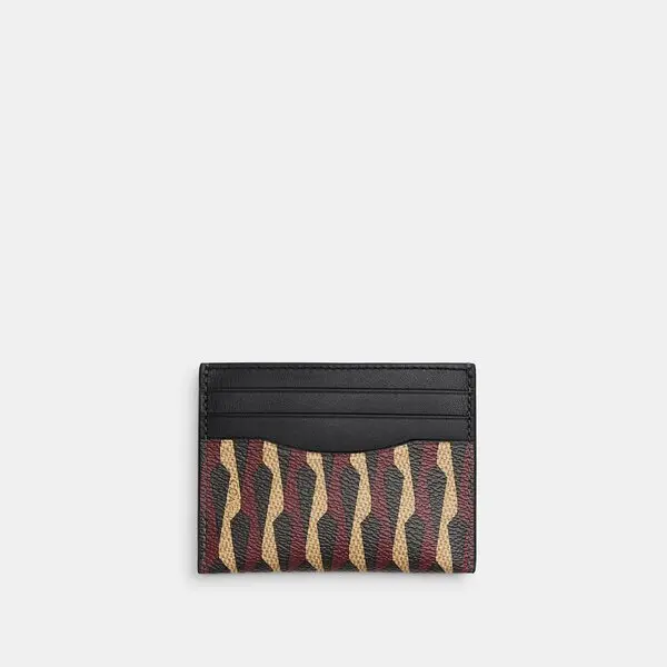 COACH OUTLET Slim Id Card Case With Geometric Print