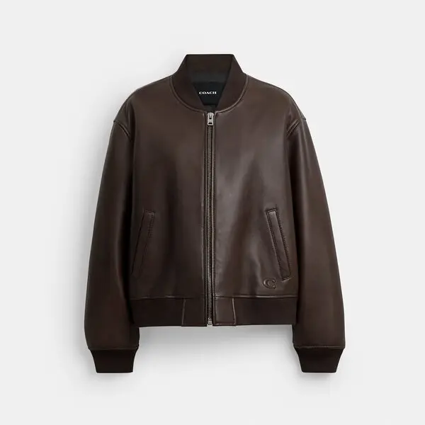 COACH OUTLET Leather Bomber
