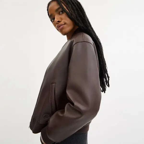 COACH OUTLET Leather Bomber