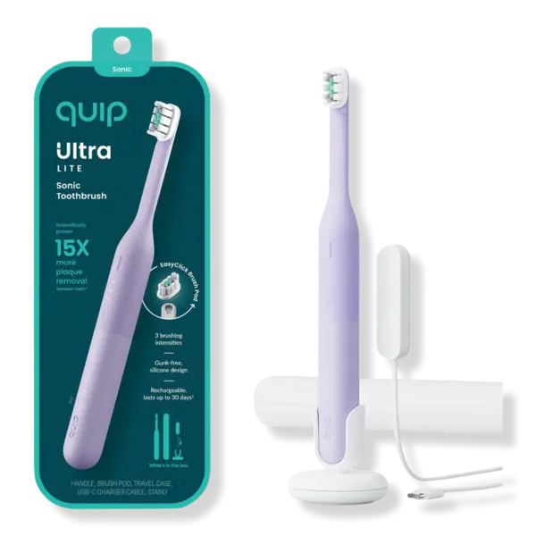 QUIP Ultra Lite Sonic Electric Toothbrush - Iris