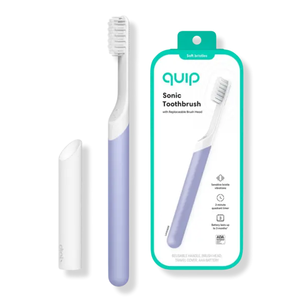 QUIP Sonic Plastic Toothbrush - Lavender