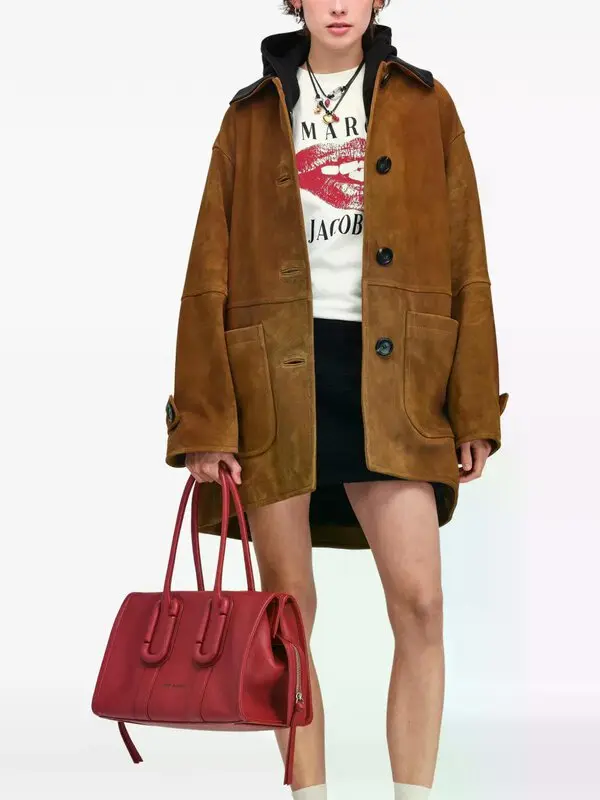 Marc Jacobs Cocoon Suede Coat