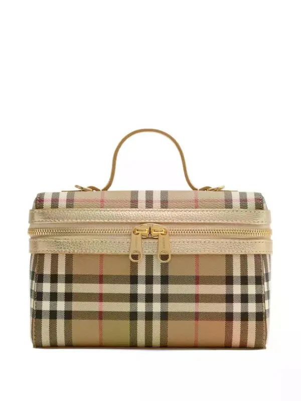 Burberry Check Vanity Bag - Neutrals