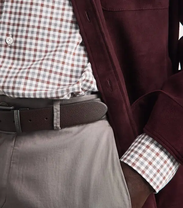 BARBA NAPOLI Cotton Check Shirt