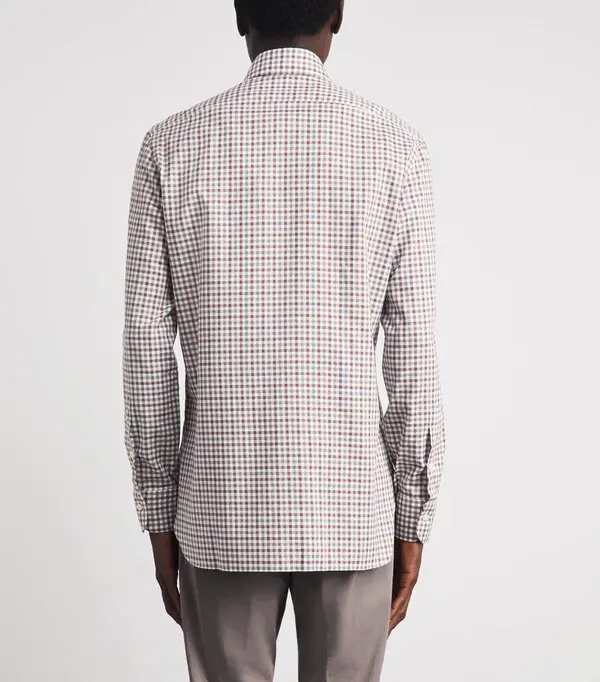 BARBA NAPOLI Cotton Check Shirt