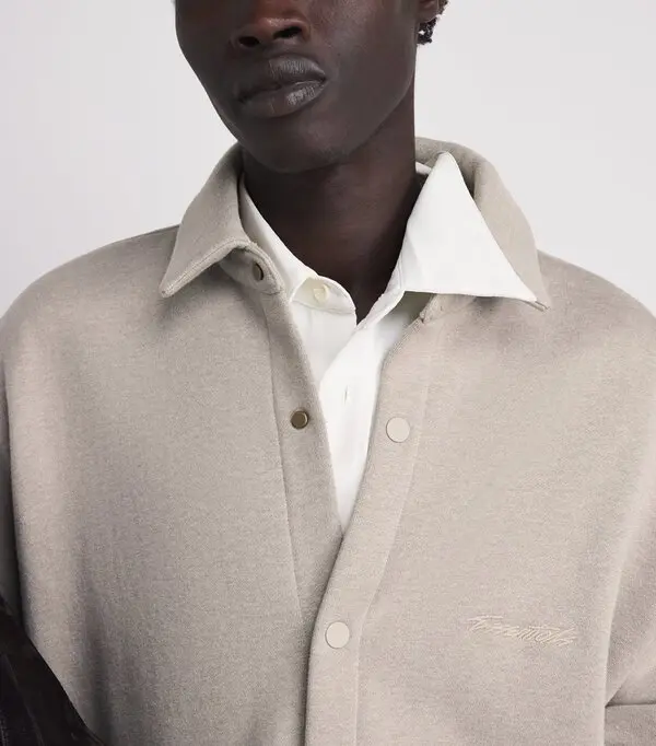 Fear Of God Fleece Logo Overshirt