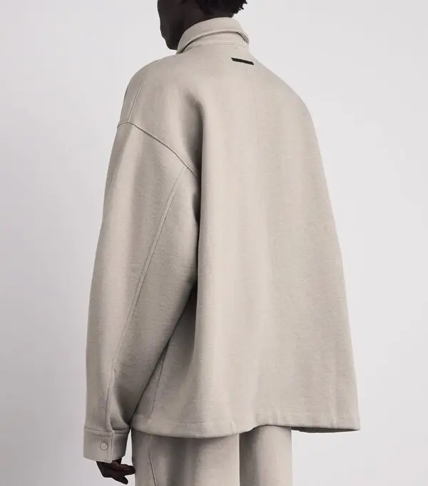 Fear Of God Fleece Logo Overshirt
