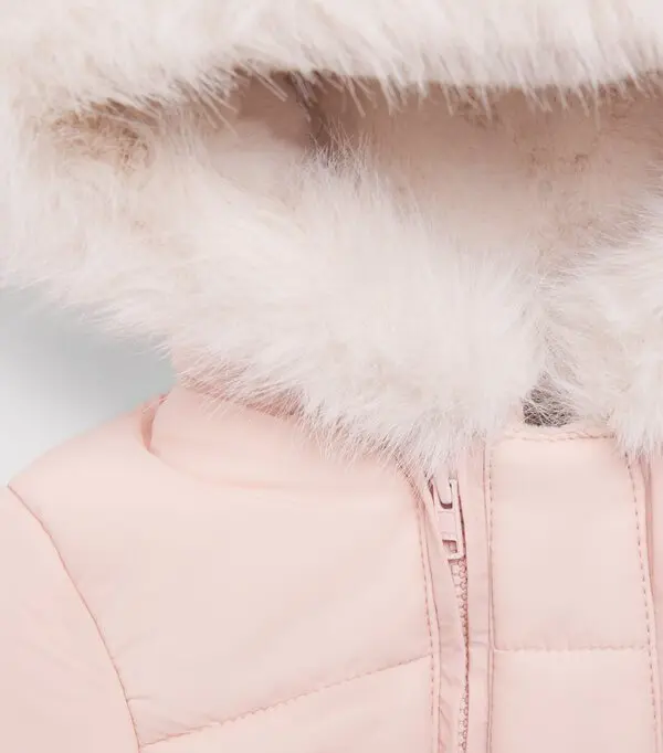 MORI Padded Faux-fur-trim Snowsuit