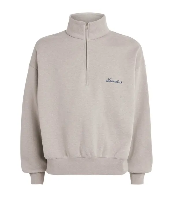 Fear Of God Signature Classic Half-zip Sweatshirt
