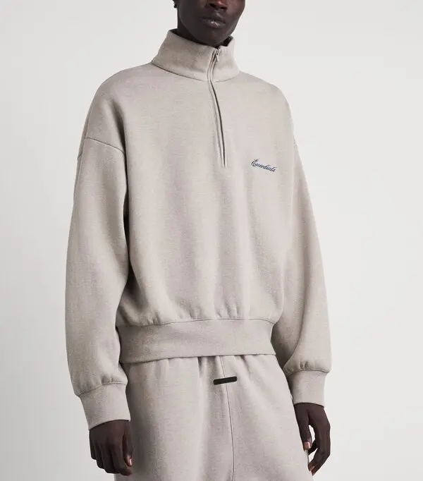 Fear Of God Signature Classic Half-zip Sweatshirt