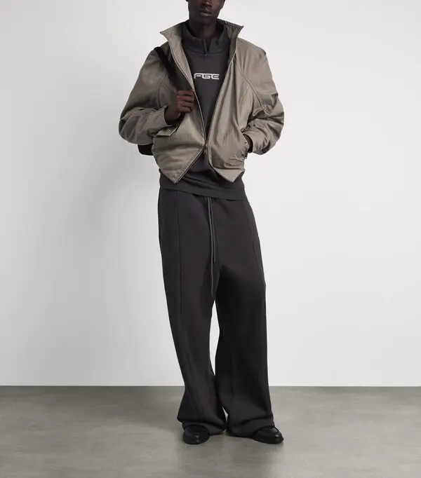 Fear Of God Logo Mock-neck Classic Sweatshirt