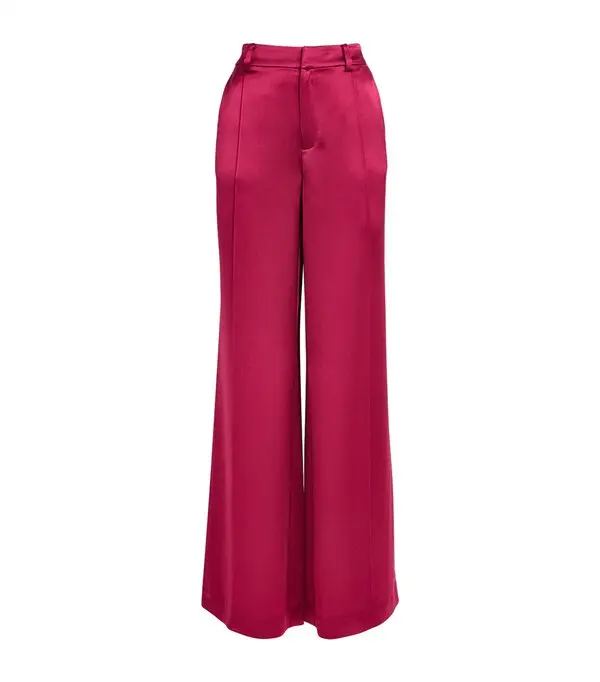 Cinq À Sept Satin Jyn Wide-leg Trousers