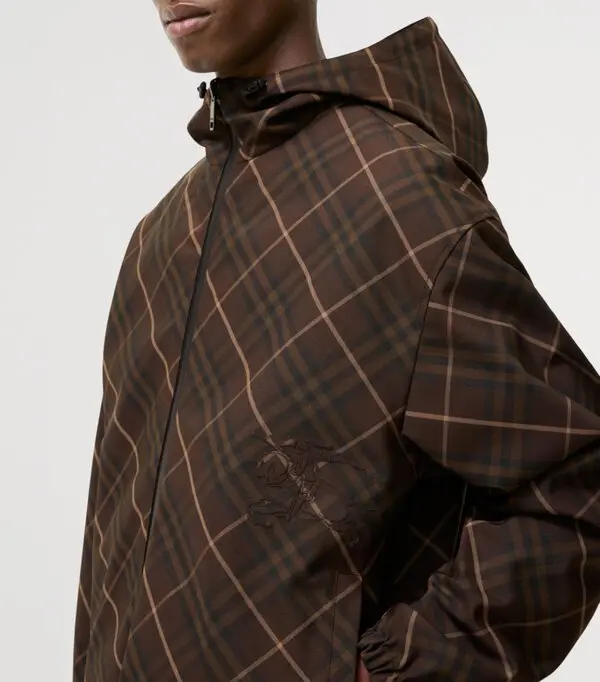 Burberry Reversible Check Hooded Jacket