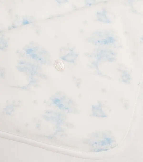 PATACHOU Toile De Jouy Bear Print Blanket